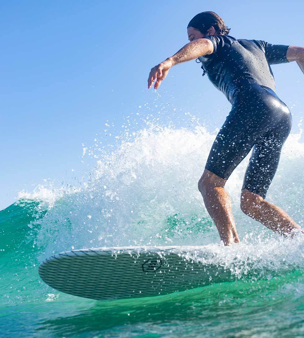 AQSS Snub Nose Micro Mal - EcoTech Surfboards – The Surfboard Warehouse NZ
